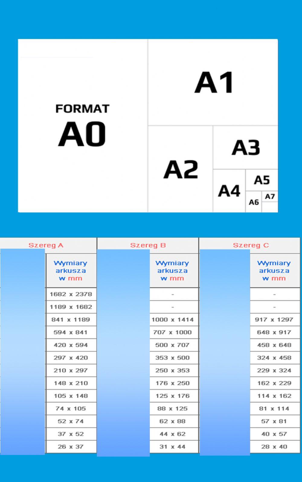 Formaty papieru worksheet | Live Worksheets