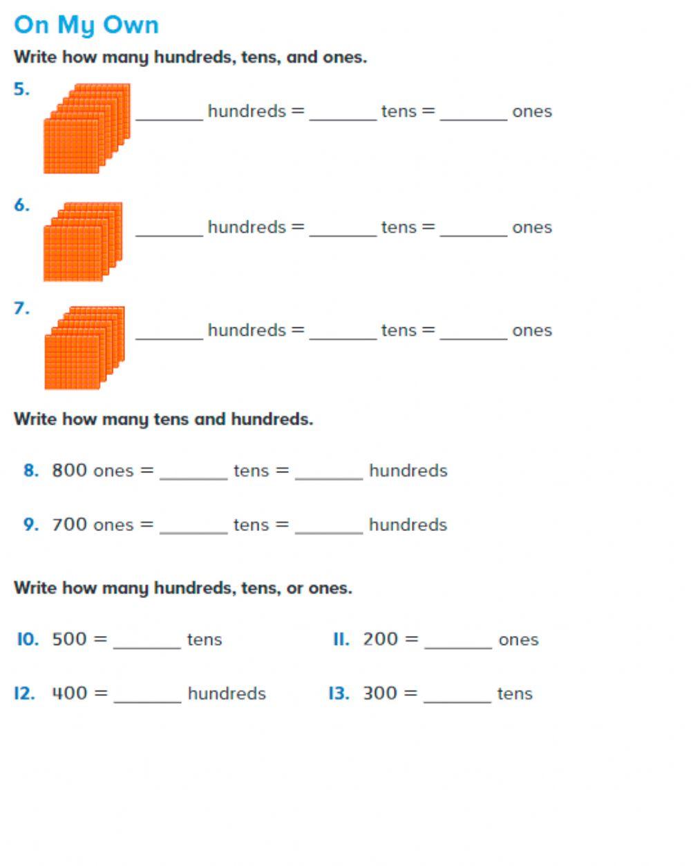 Hundreds 613398 Mmibrahim Live Worksheets hundreds-613398-mmibrahim-live-worksheets