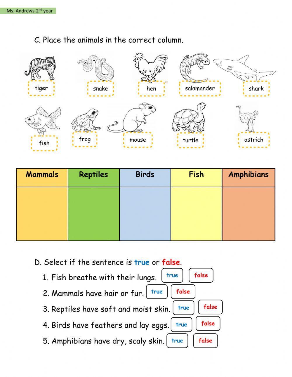 613471 | Science Revision 1 | MsAndrews | LiveWorksheets