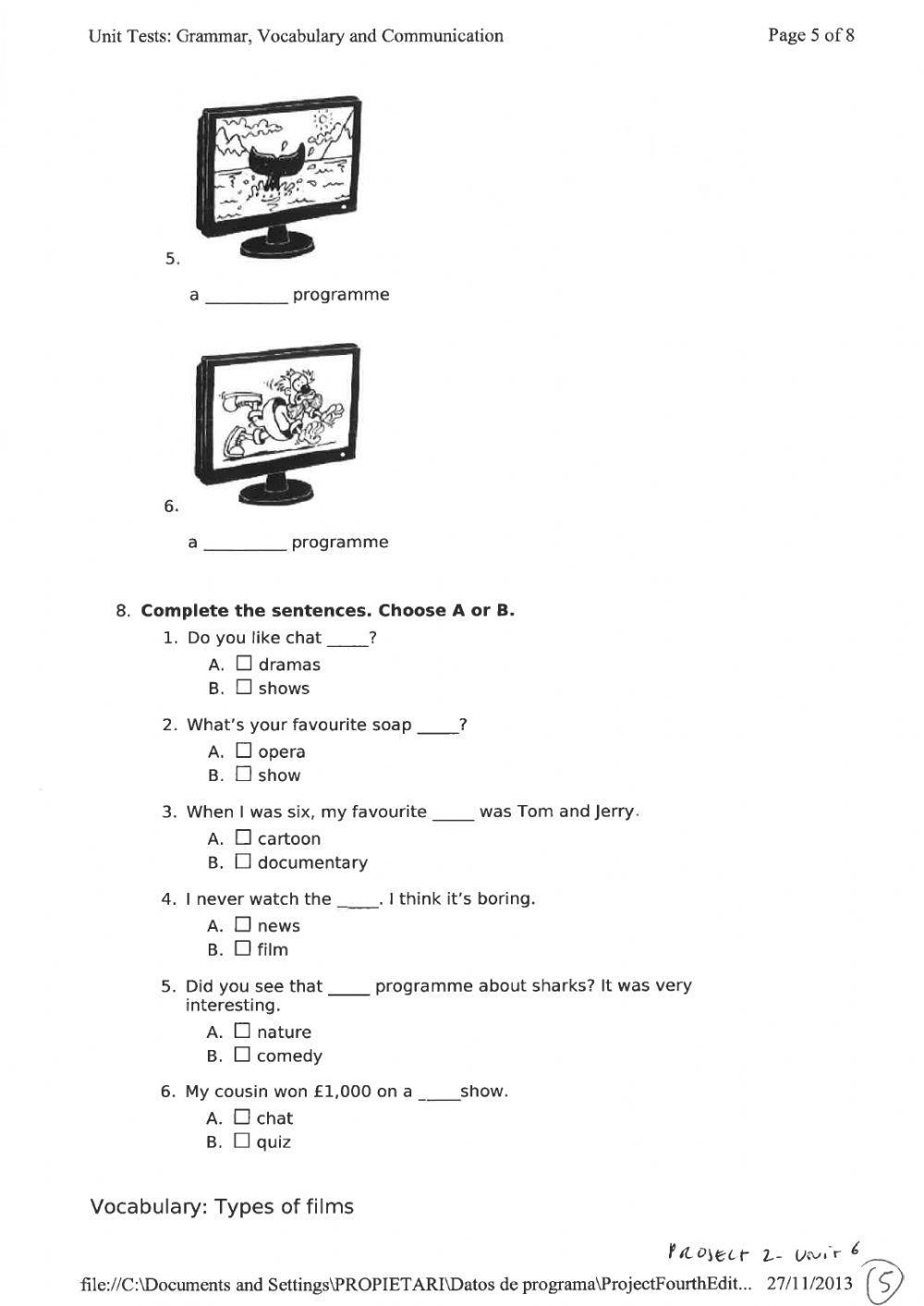 Exam project 2 … | Free Interactive Worksheets | 676930