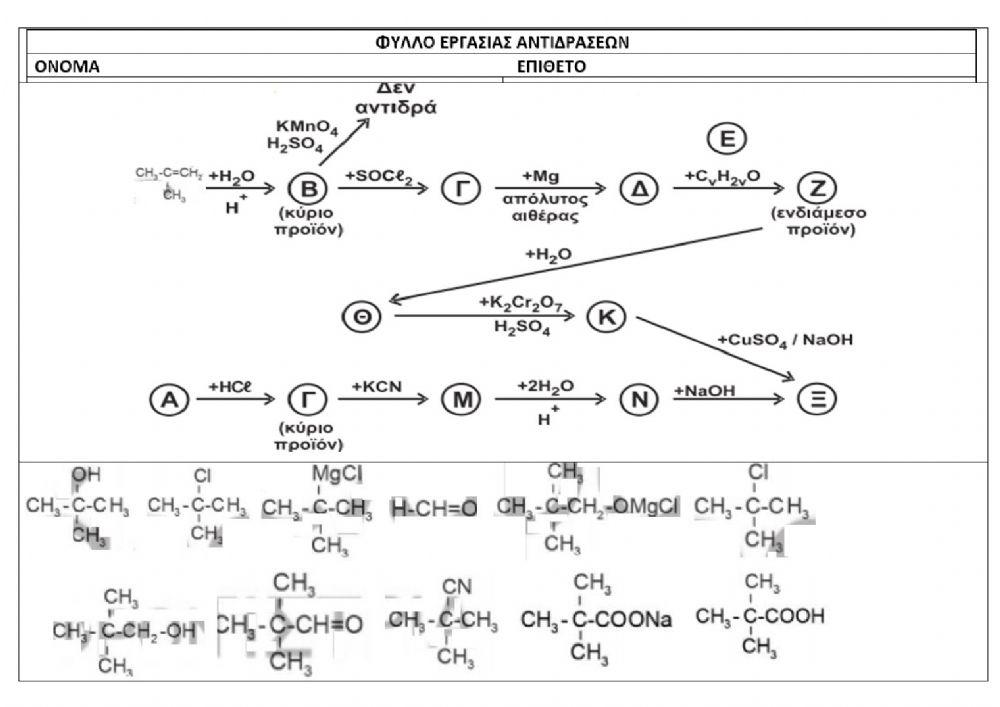 Addition reactions online pdf activity | Live Worksheets