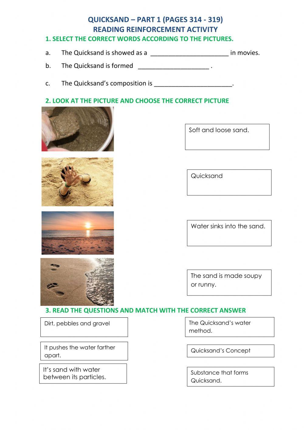 Quicksand 3025 | squimi | Live Worksheets