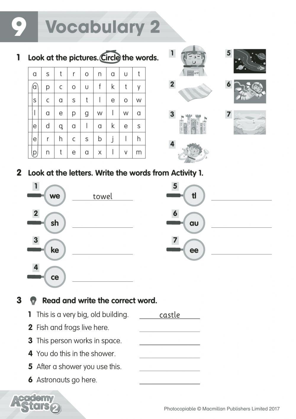 Academy Stars 2… | Free Interactive Worksheets | 6391367