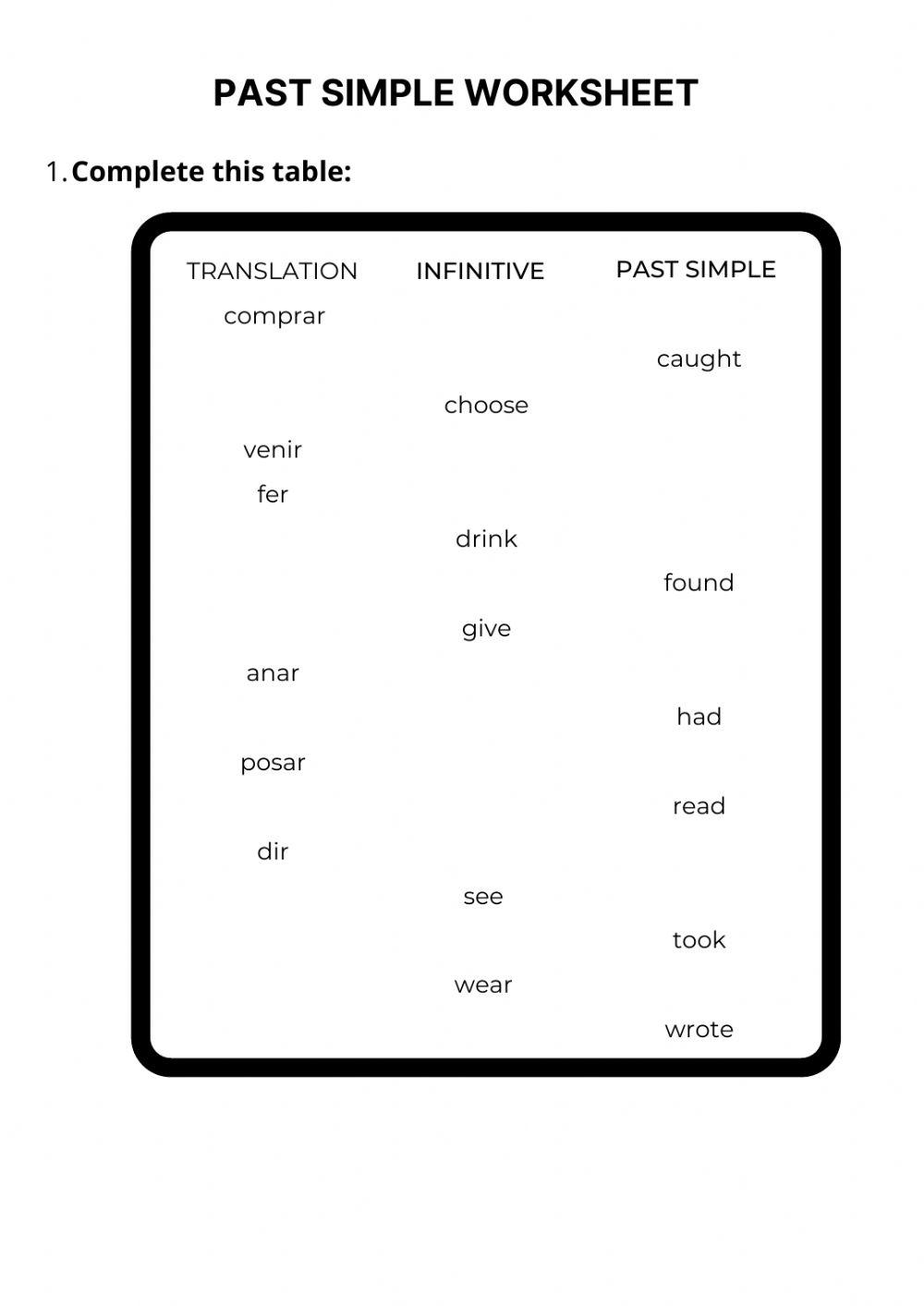 677768 | Past simple | eands | LiveWorksheets
