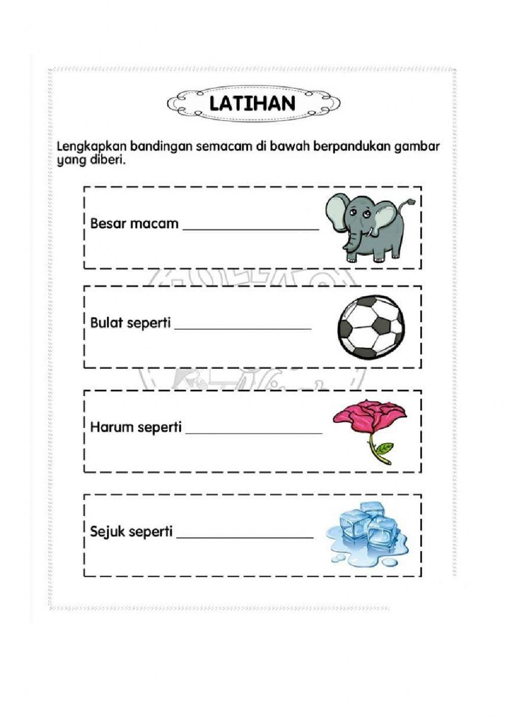 678980 | Bandingan semacam | HARYANTI | LiveWorksheets