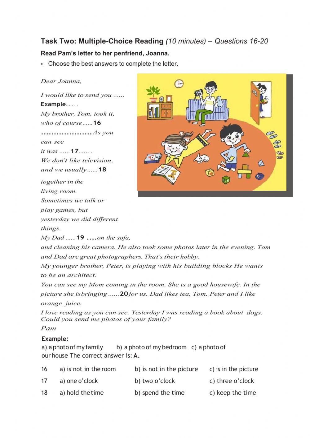 Level Test A1 online exercise for | Live Worksheets