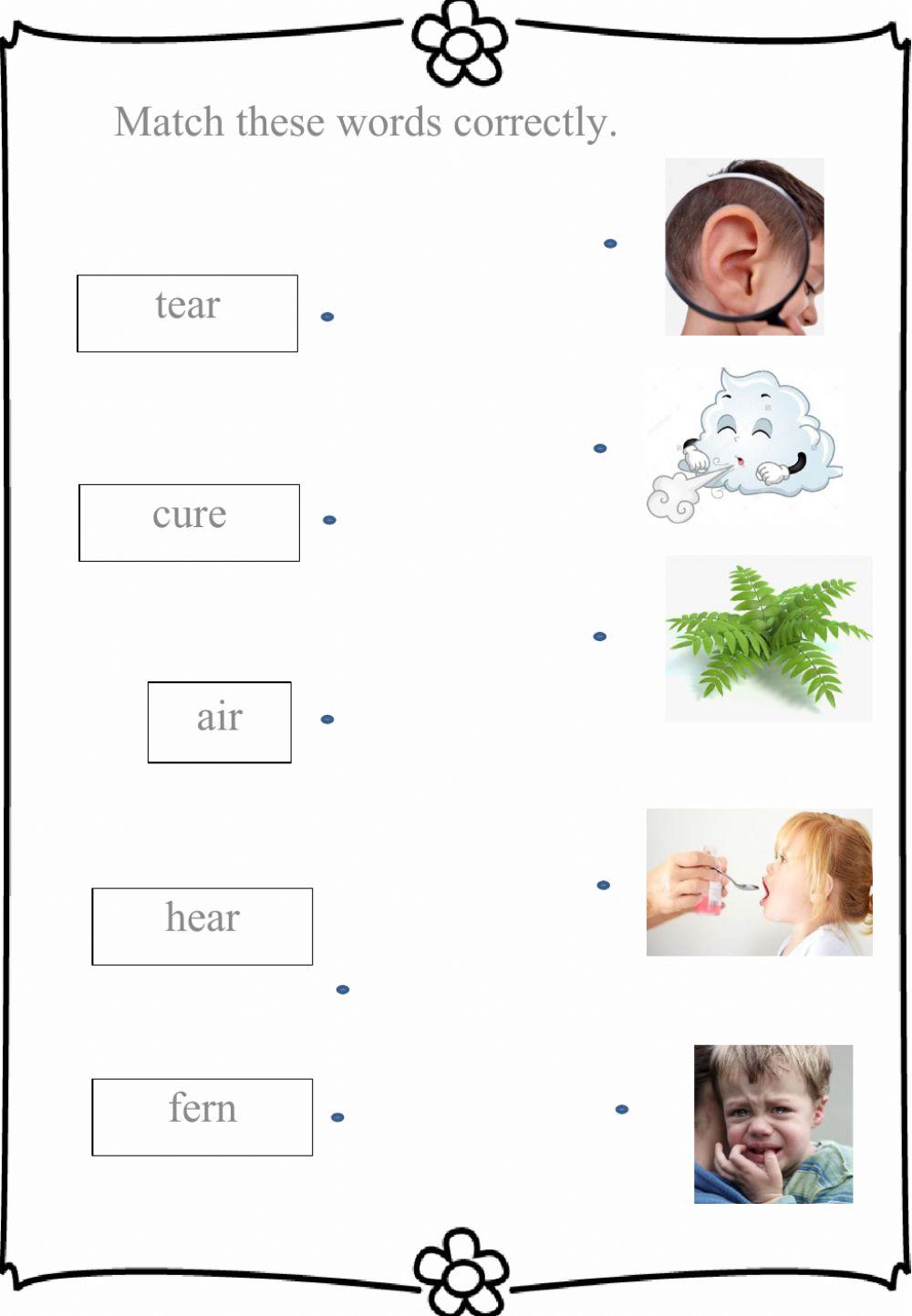 Phonics online exercise for Year 2 | Live Worksheets