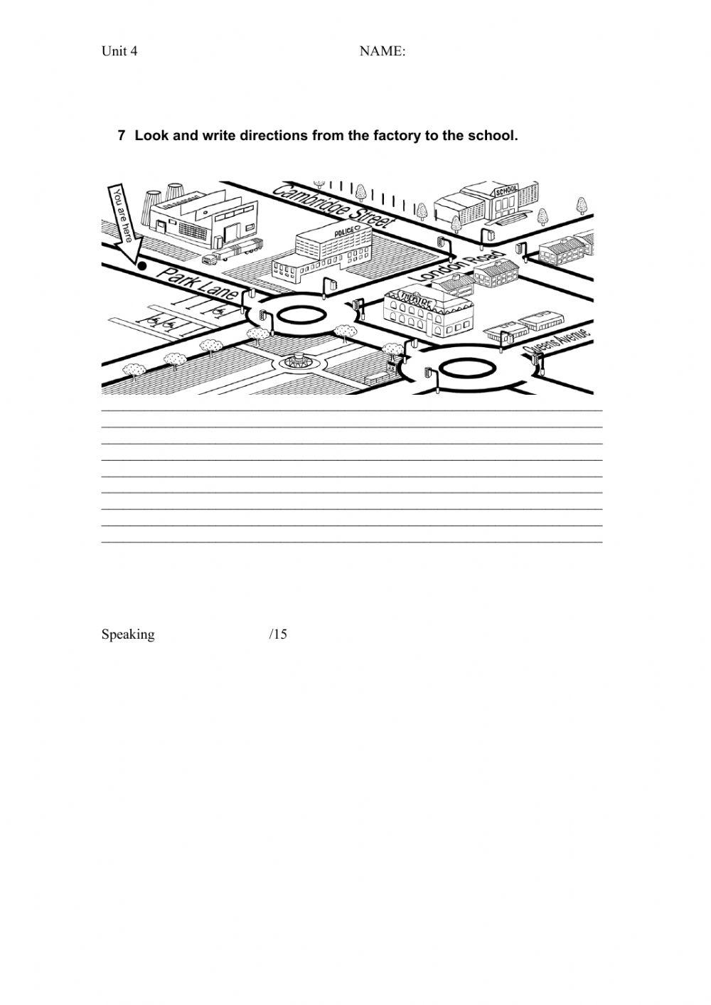 English Unit 4 activity | Live Worksheets