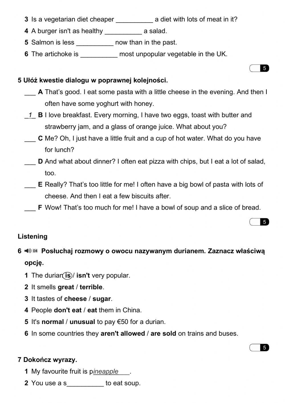 6393644 | Test unit 3 kl 7 Steps plus 7 | ansaj
