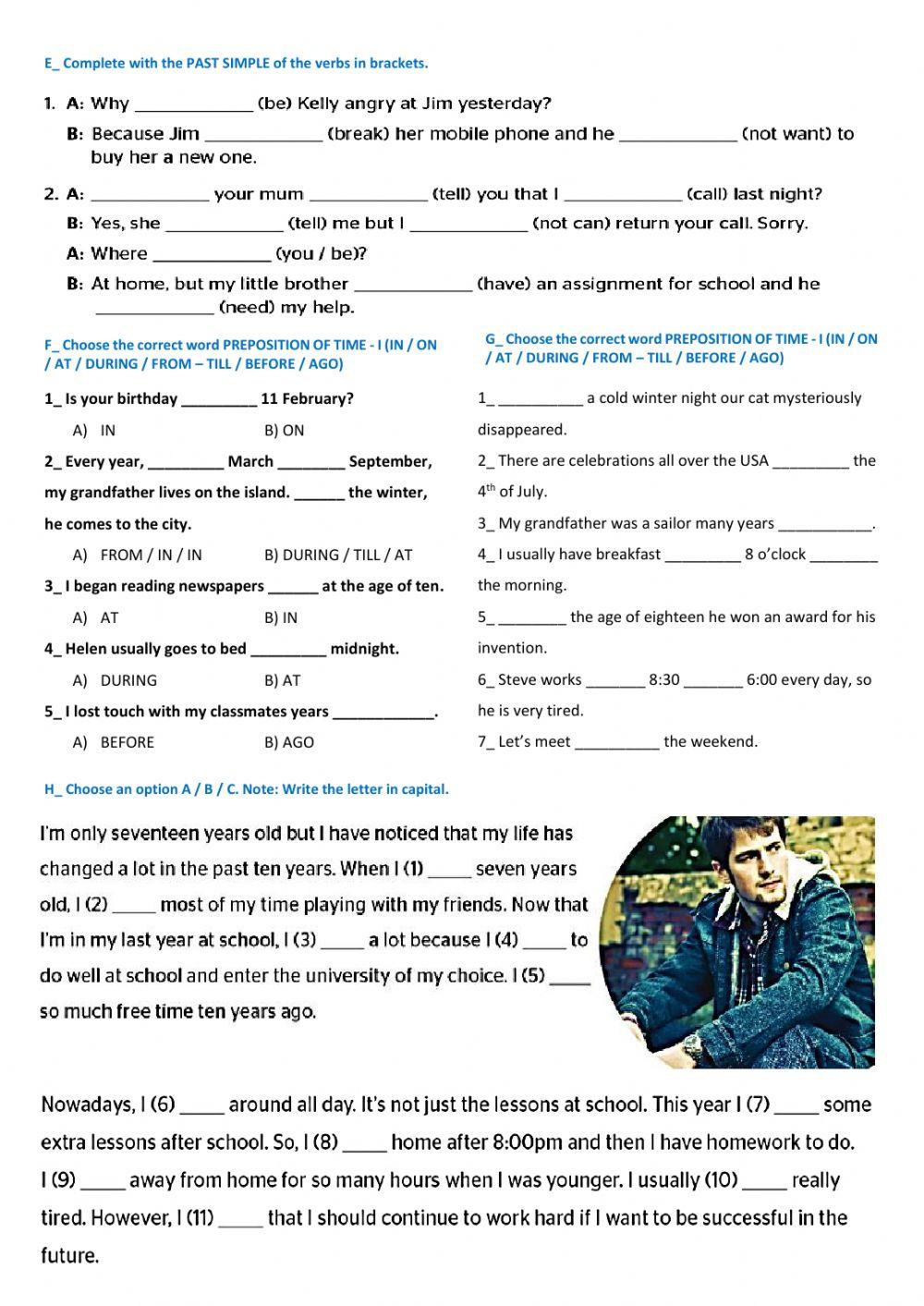 Pre intermediat… | Free Interactive Worksheets | 681461