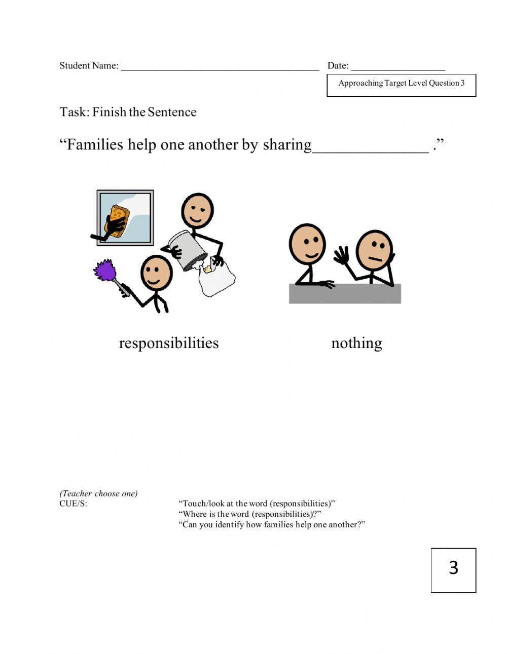 January Assessment Level 2 worksheet | Live Worksheets