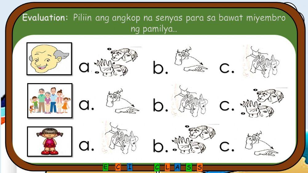 Pamilya 3 615519 | teachershee | Live Worksheets
