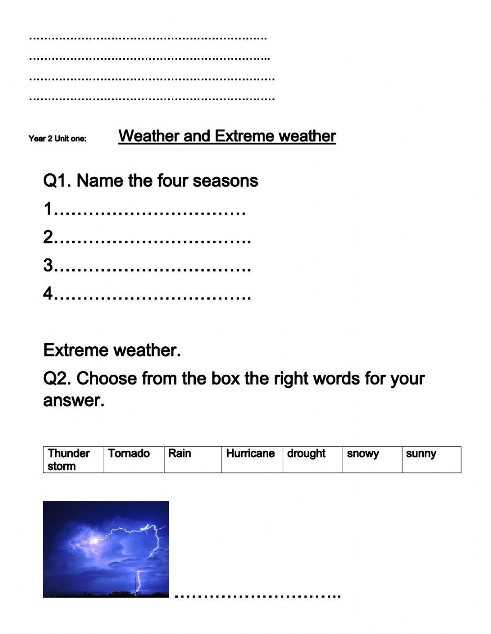 Year 2 unit one | LiveWorksheets | 615688