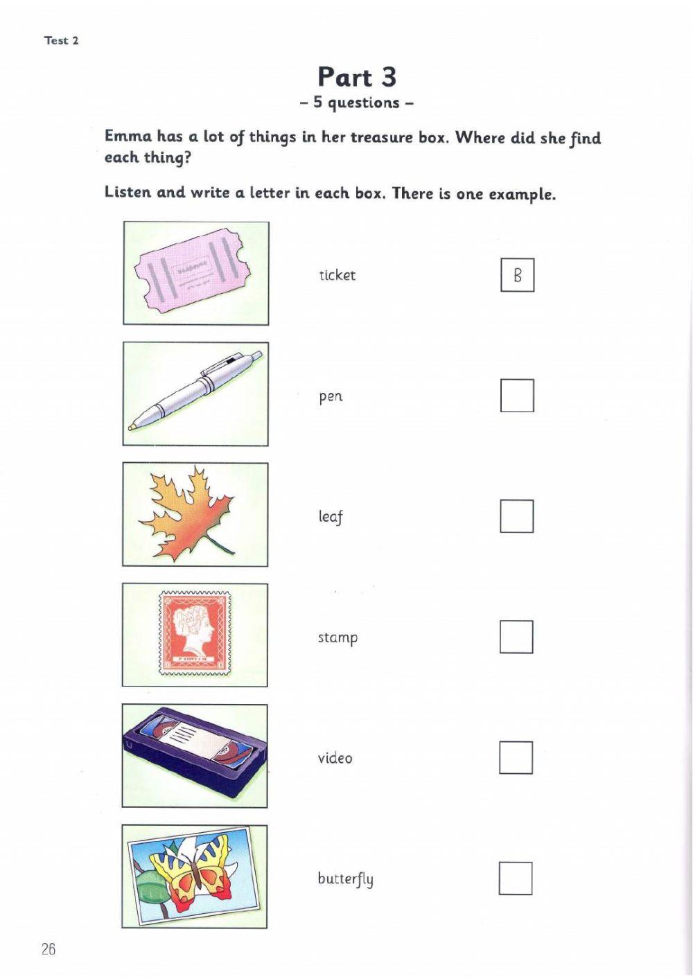 flyers 8 test 2 online exercise for | Live Worksheets