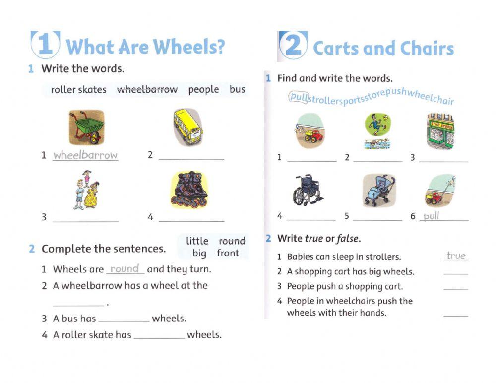 Reading 2 Exercise - Wheels online exercise for | Live Worksheets