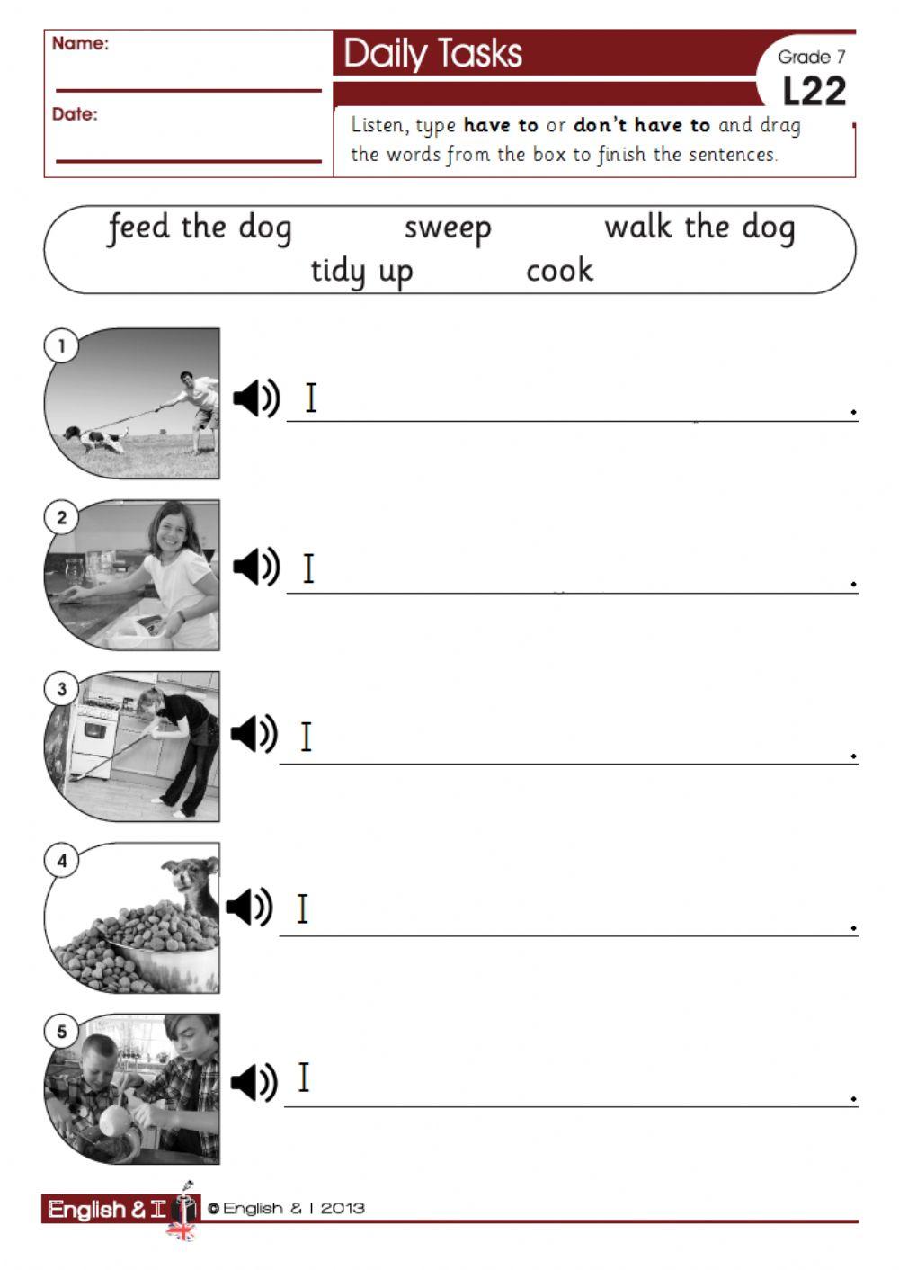 G7L22 online exercise for | Live Worksheets