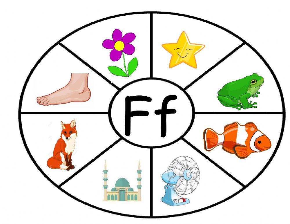 Letter wheel worksheet | Live Worksheets