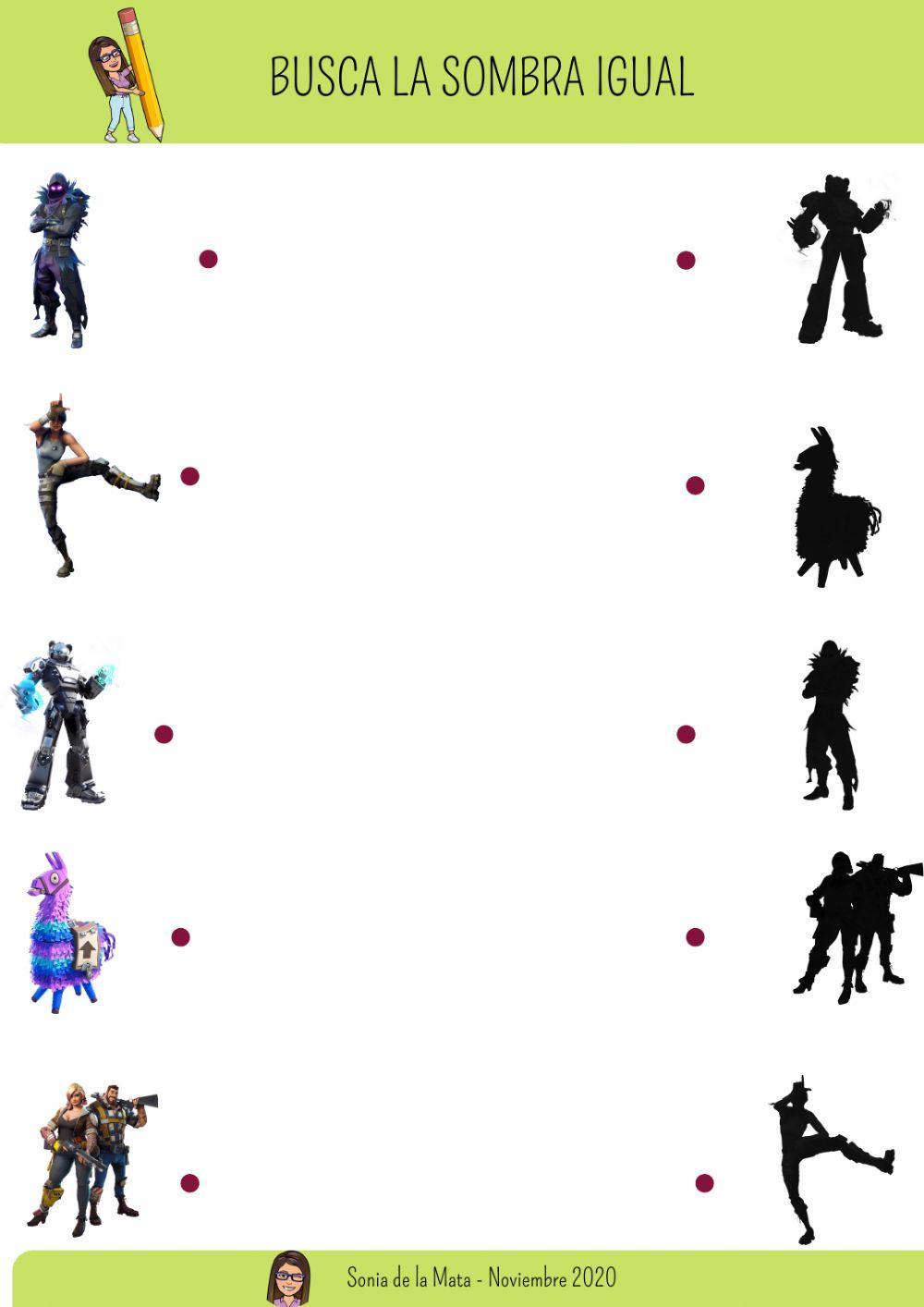 Fornite worksheet | Live Worksheets