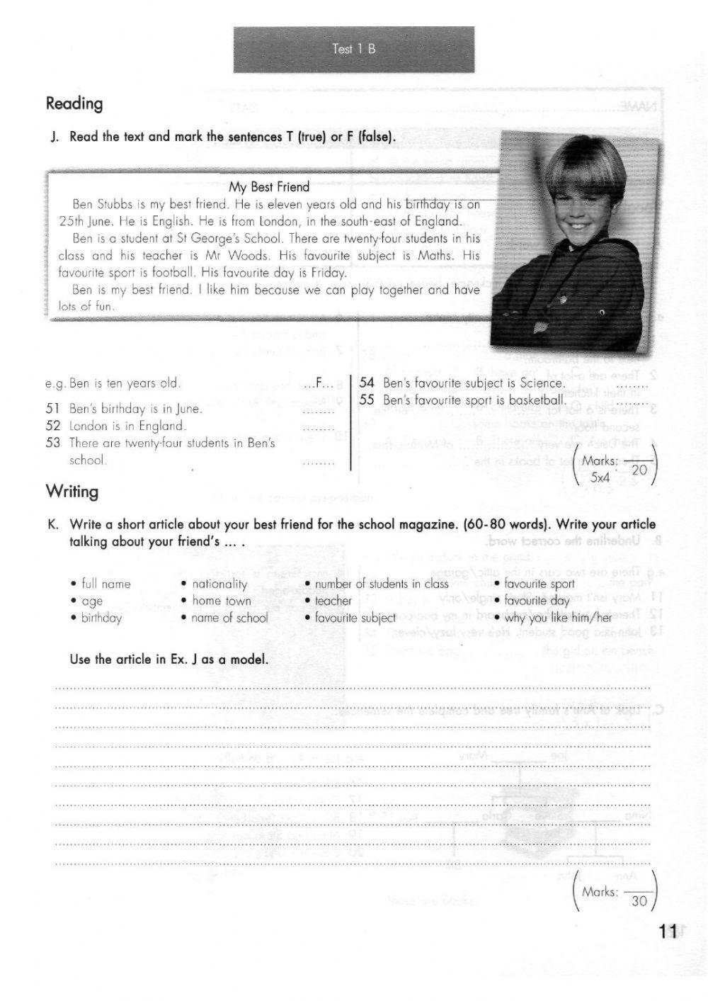 4594179 | Test Unit 2 - 6th grade | MichaelaBanasiova