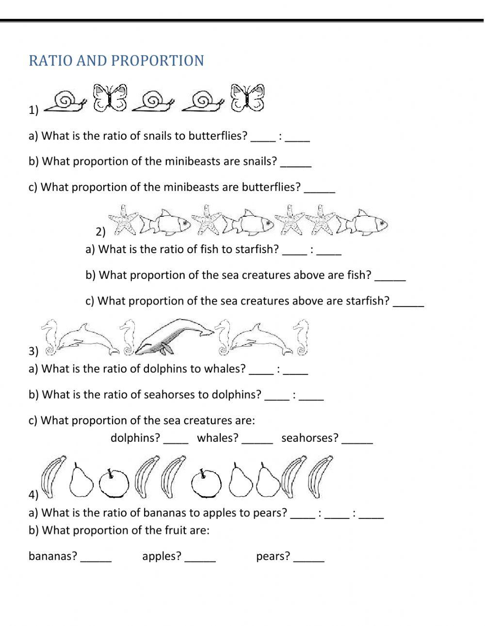 Math online exercise for 6 | Live Worksheets