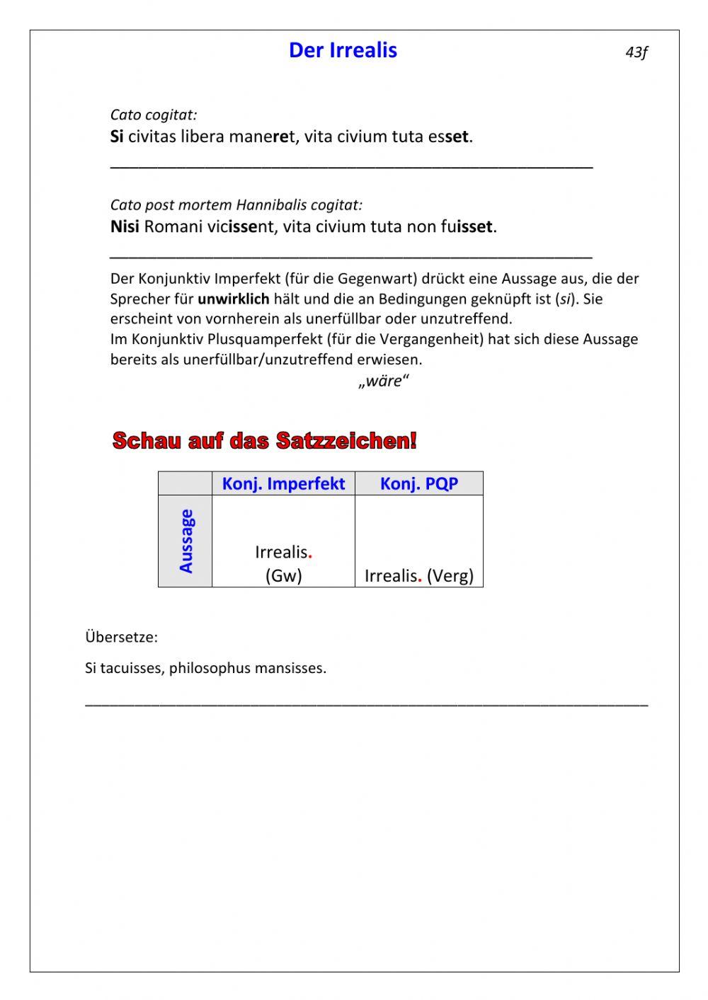 Irrealis worksheet | Live Worksheets