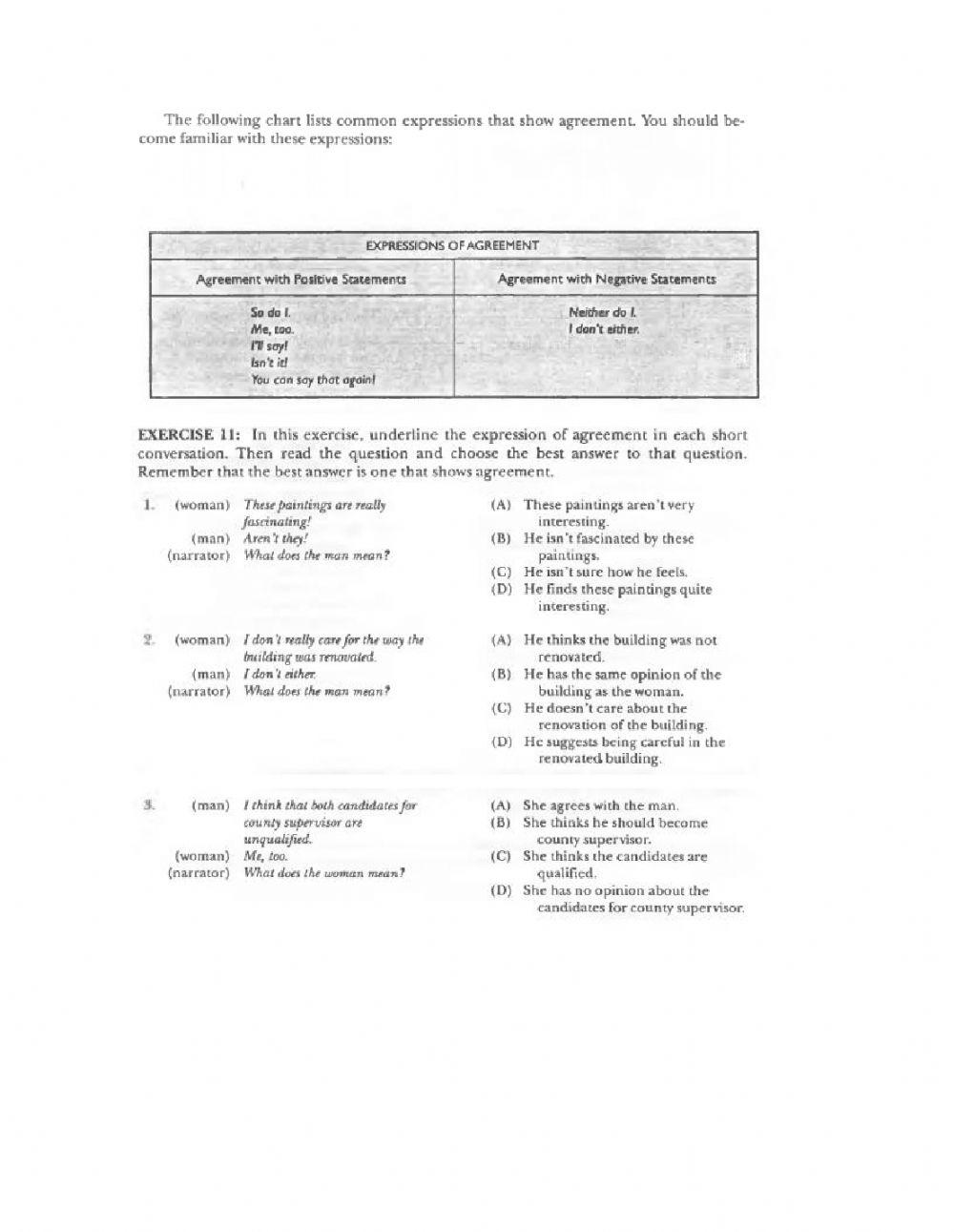 Agreement online exercise for | Live Worksheets