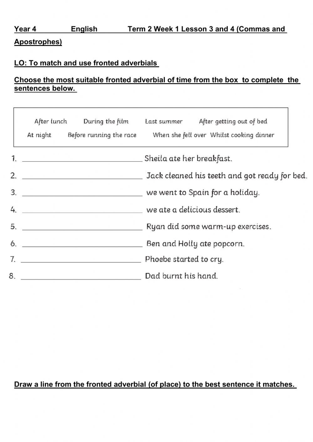 622002 | DIS English Term 2 Week 2 Lesson 1 and 2