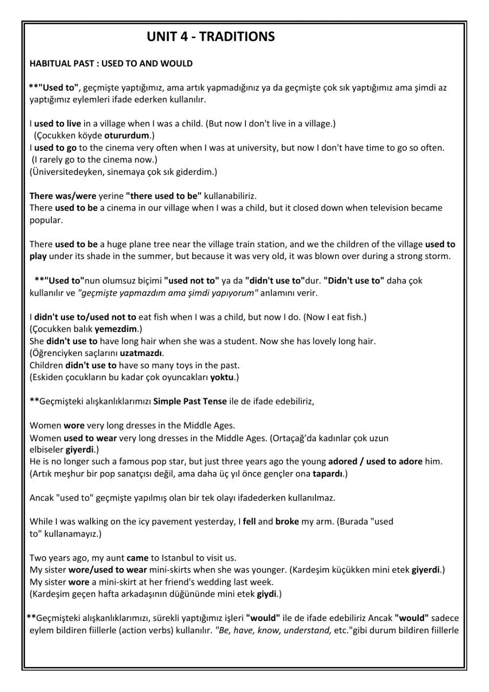 10th Grade Theme 4 Grammar worksheet | Live Worksheets