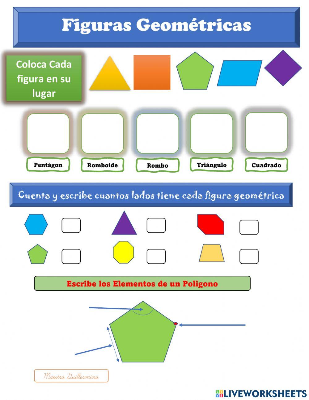 Figuras Geométricas Online Exercise For 2° Grado Live Worksheets