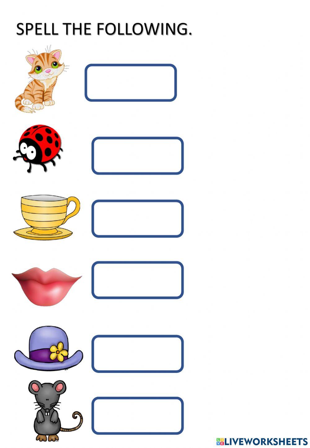 1468817 | Cvc | teacherjoy31 | LiveWorksheets