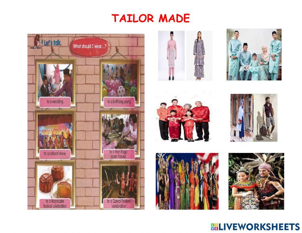 Tailor made activity for grade 6 | Live Worksheets