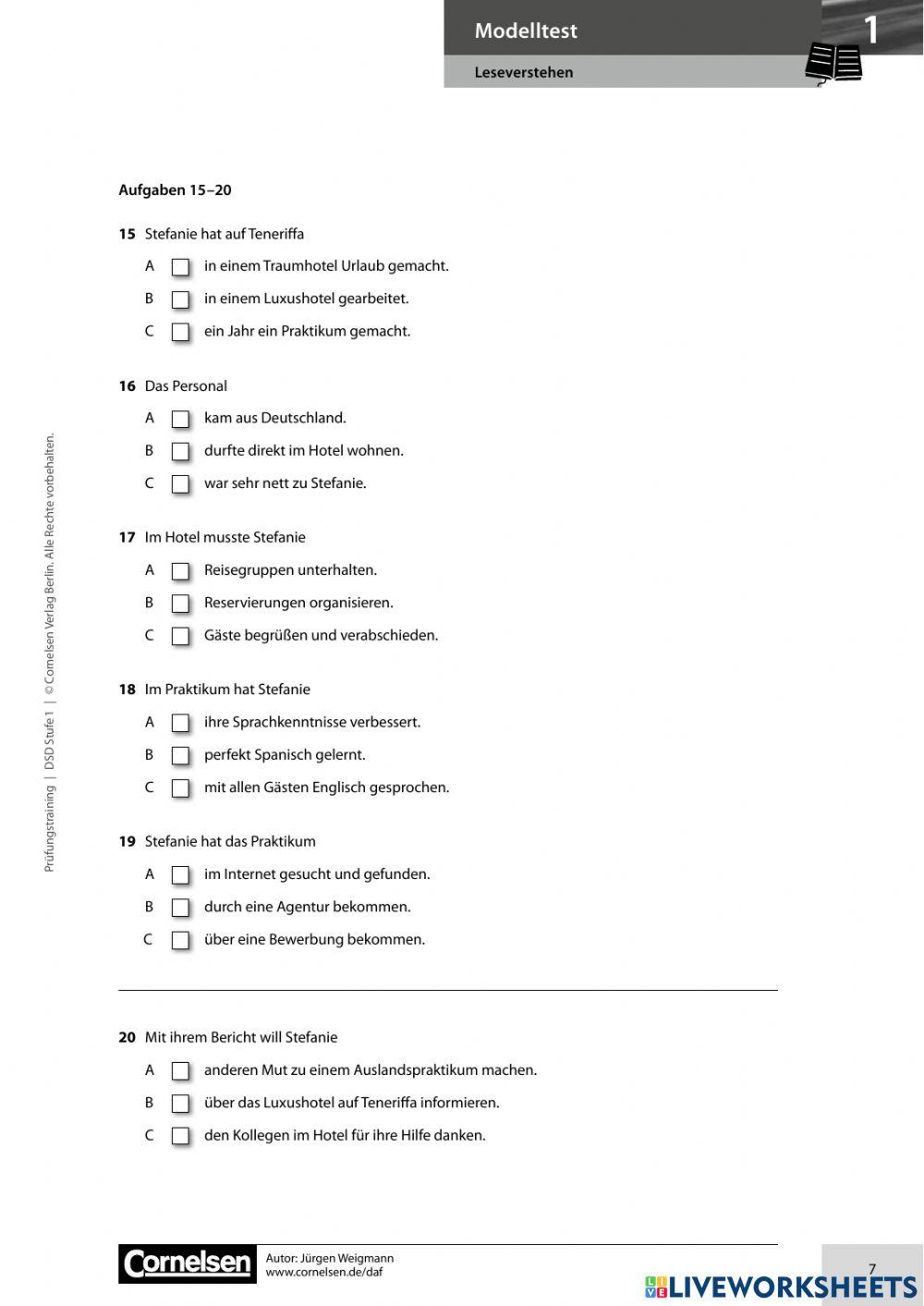 Dsd1 interactive worksheet | Live Worksheets