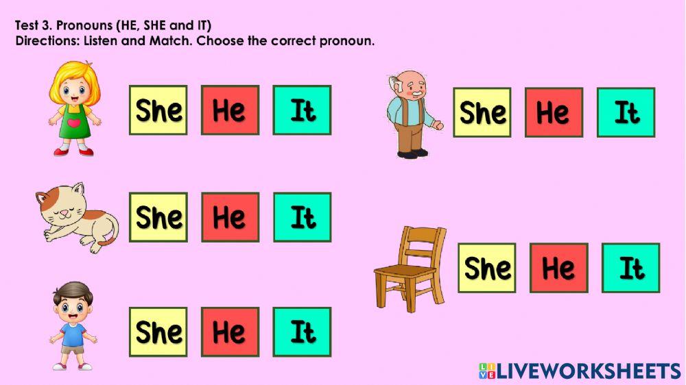 Assessment Test… | Free Interactive Worksheets | 1469961