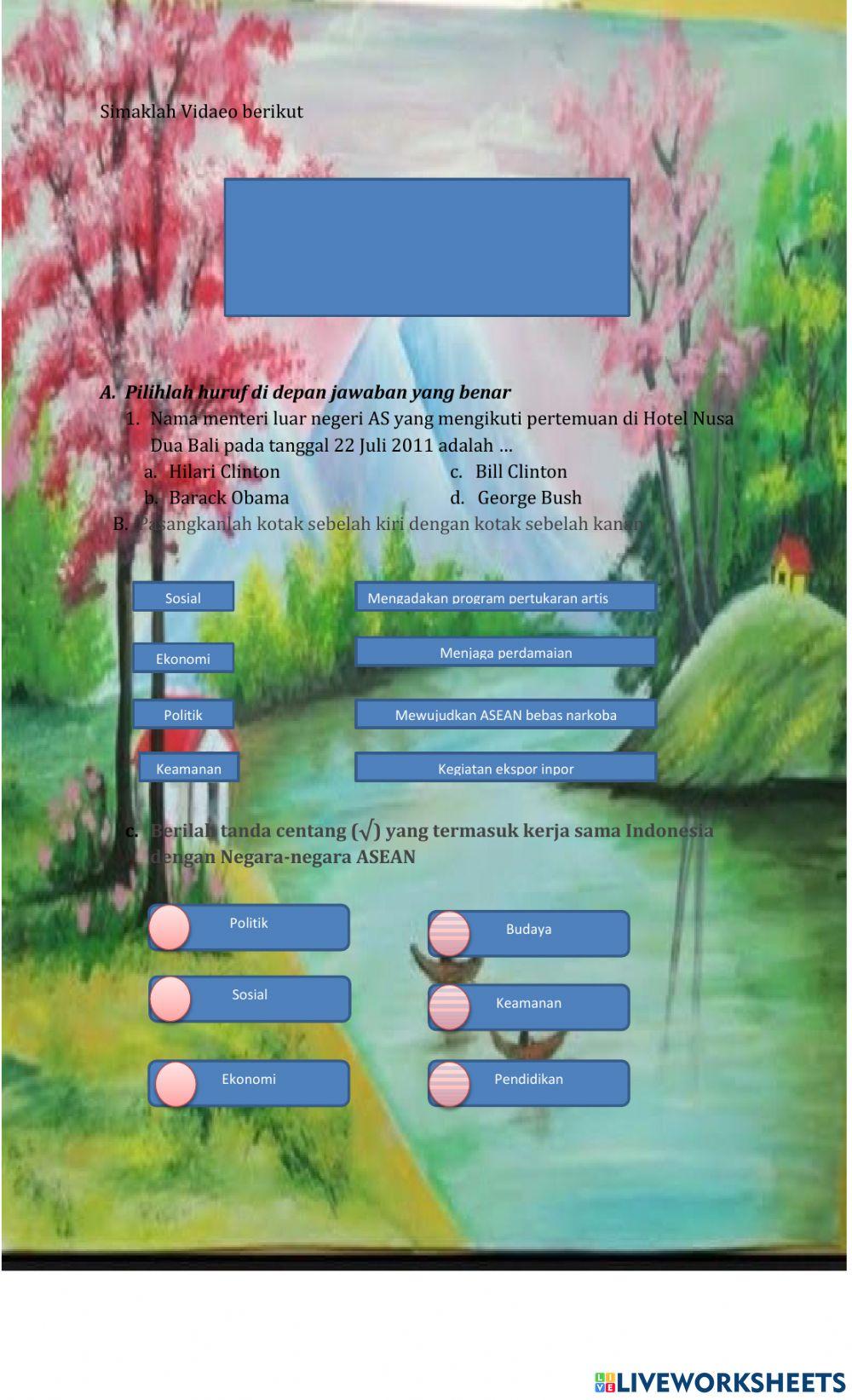 Soal liveworksheets tema 4 worksheet | Live Worksheets