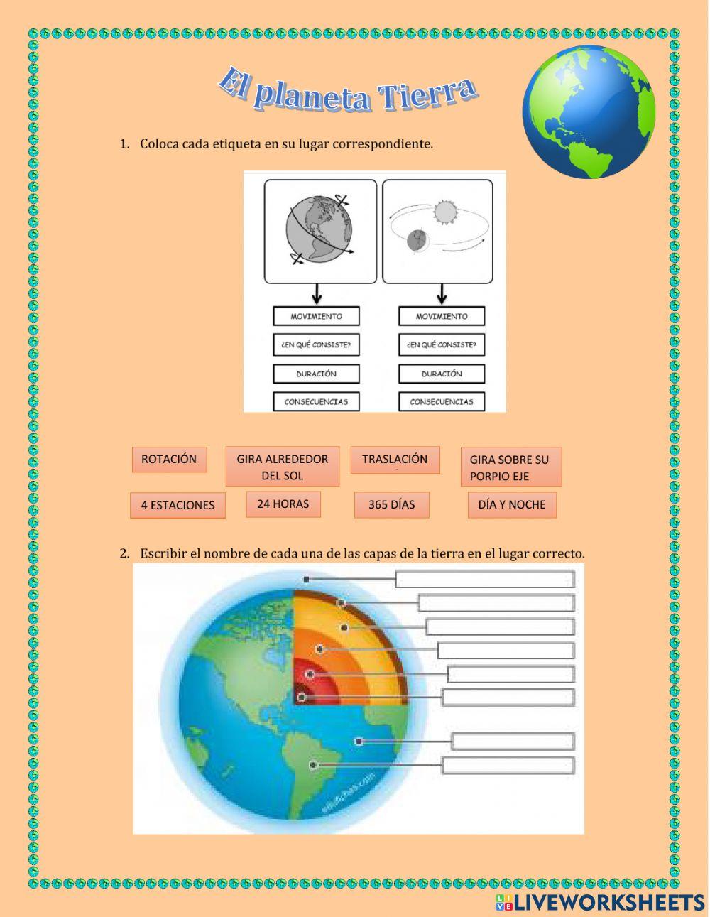 EL PLANETA TIER… | Free Interactive Worksheets | 5188965