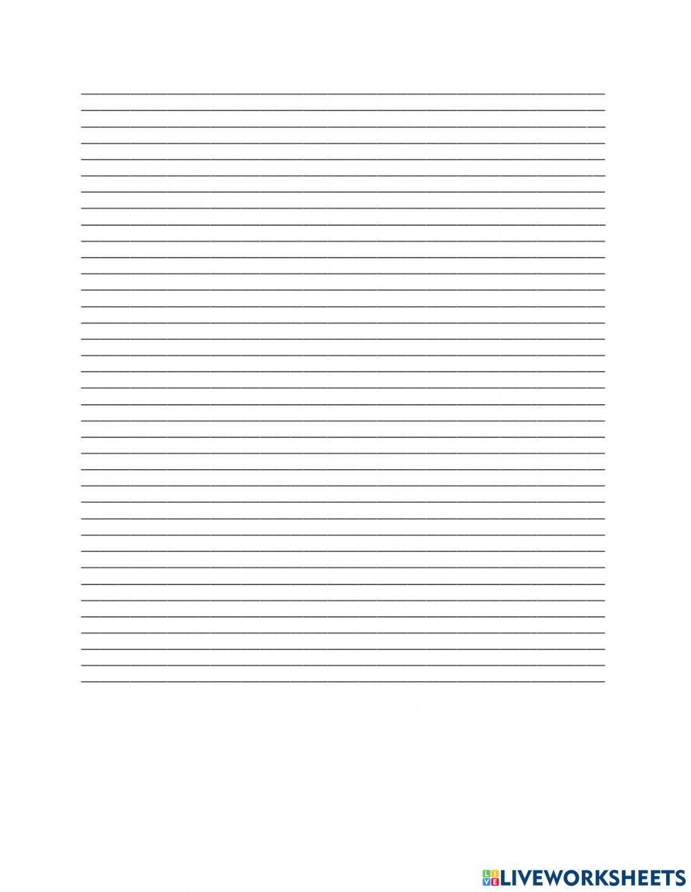 Narrative Essay Introduction online exercise for | Live Worksheets