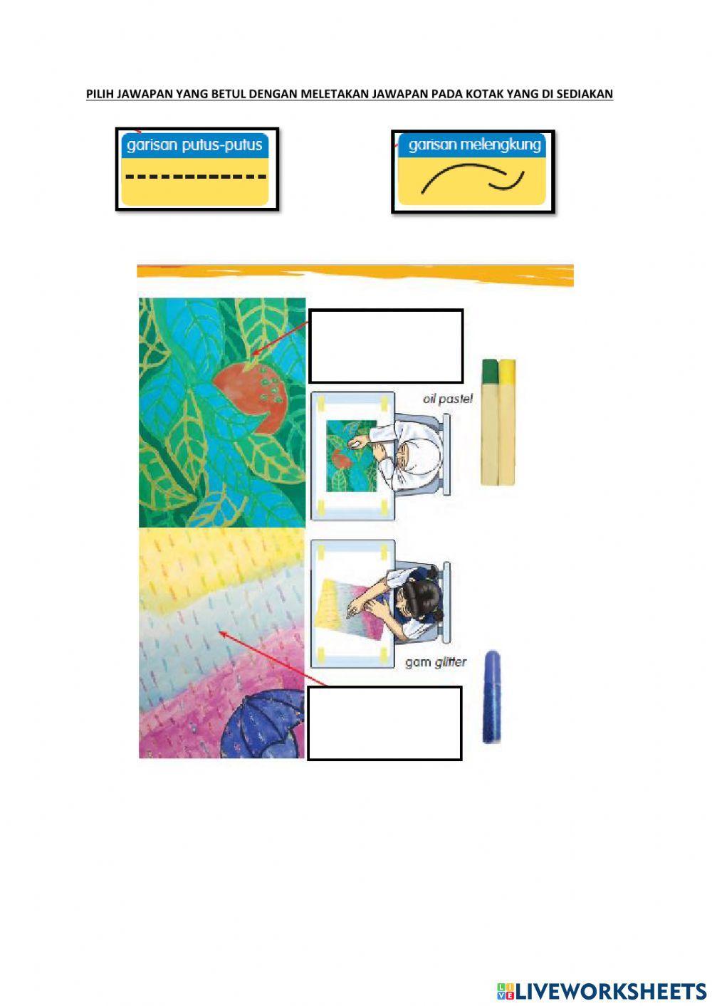 Banyaknya Garisan worksheet | Live Worksheets