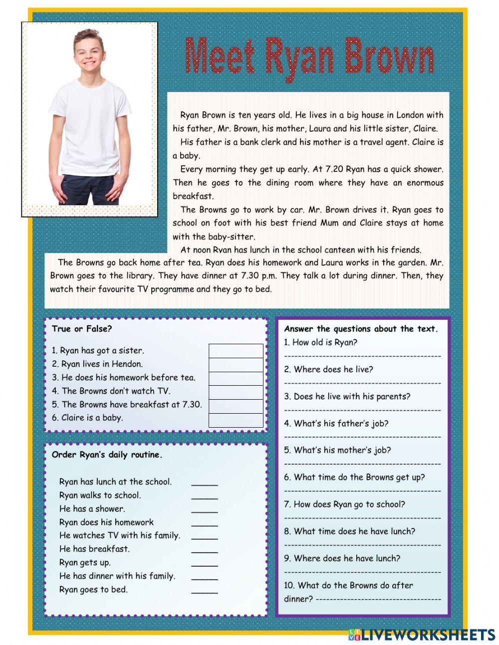 Ryan Daily Routine 1505619 | sastrahero | Live