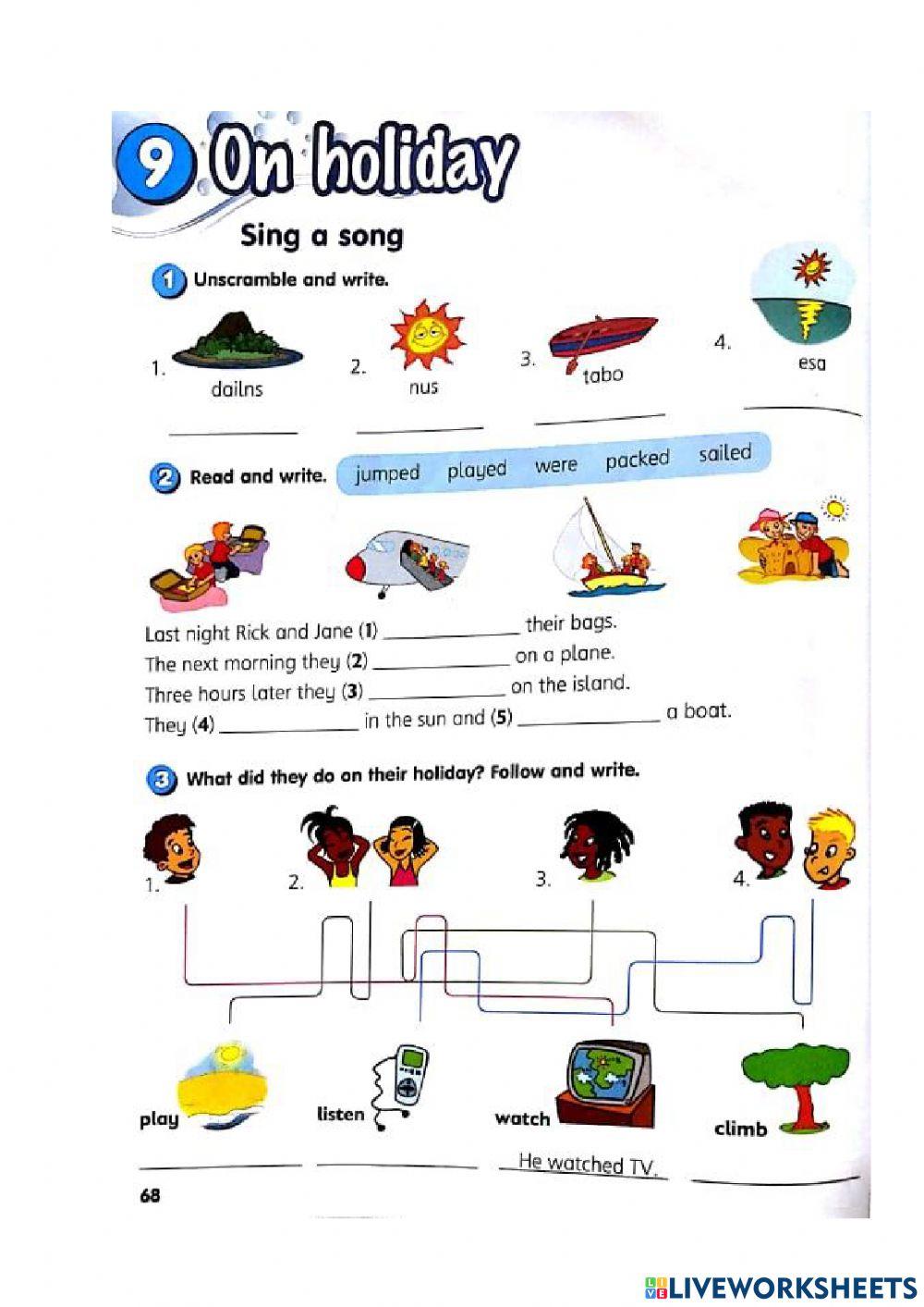 Year 3 unit 9 worksheet | Live Worksheets