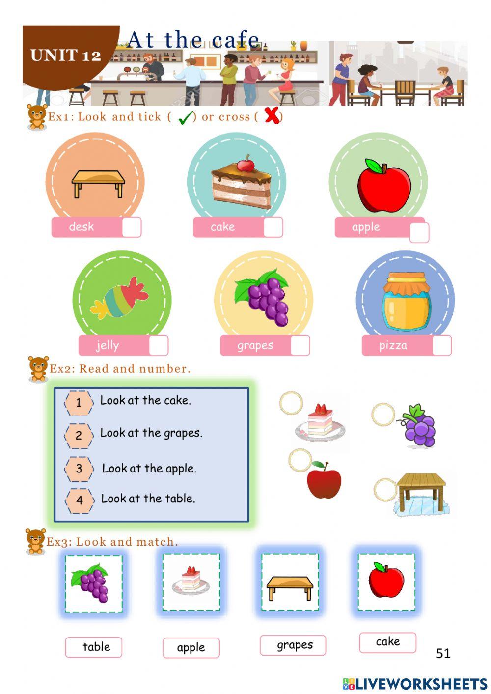 extra exercise - grade 2- unit 12 online exercise for | Live Worksheets