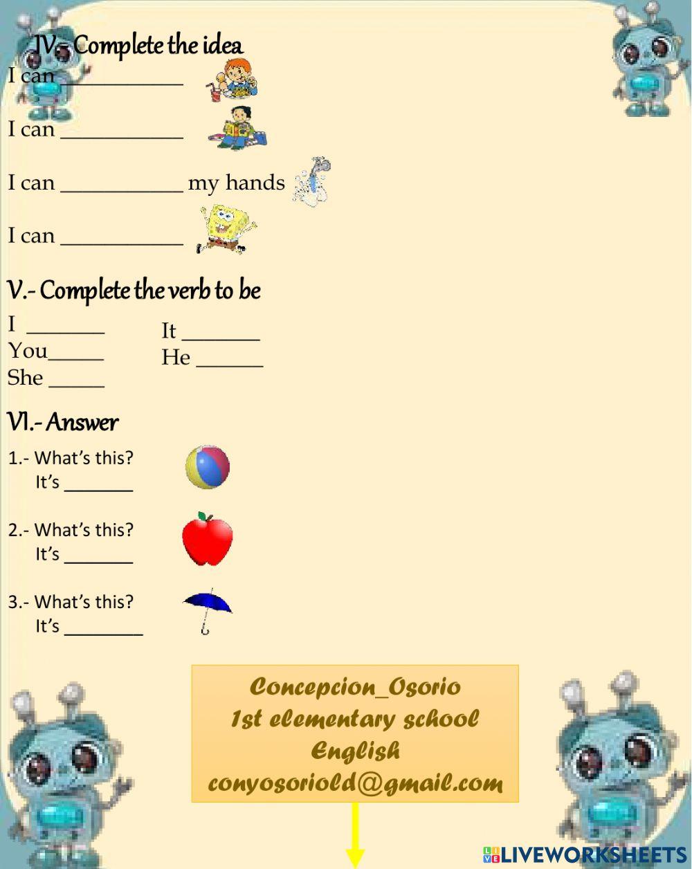 Exam 1st period (1st grade) online exercise for | Live Worksheets