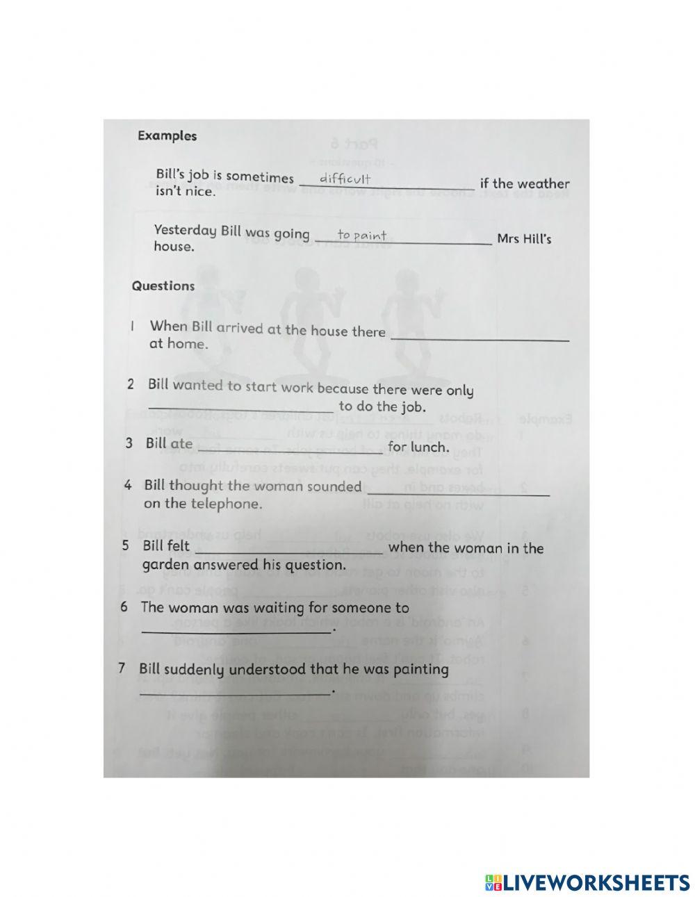 PART.5.READING-WRITING.OXFORD.FLYERS.TEST1 online exercise for | Live ...