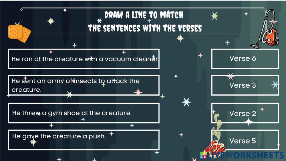 Poem English language activity | Live Worksheets