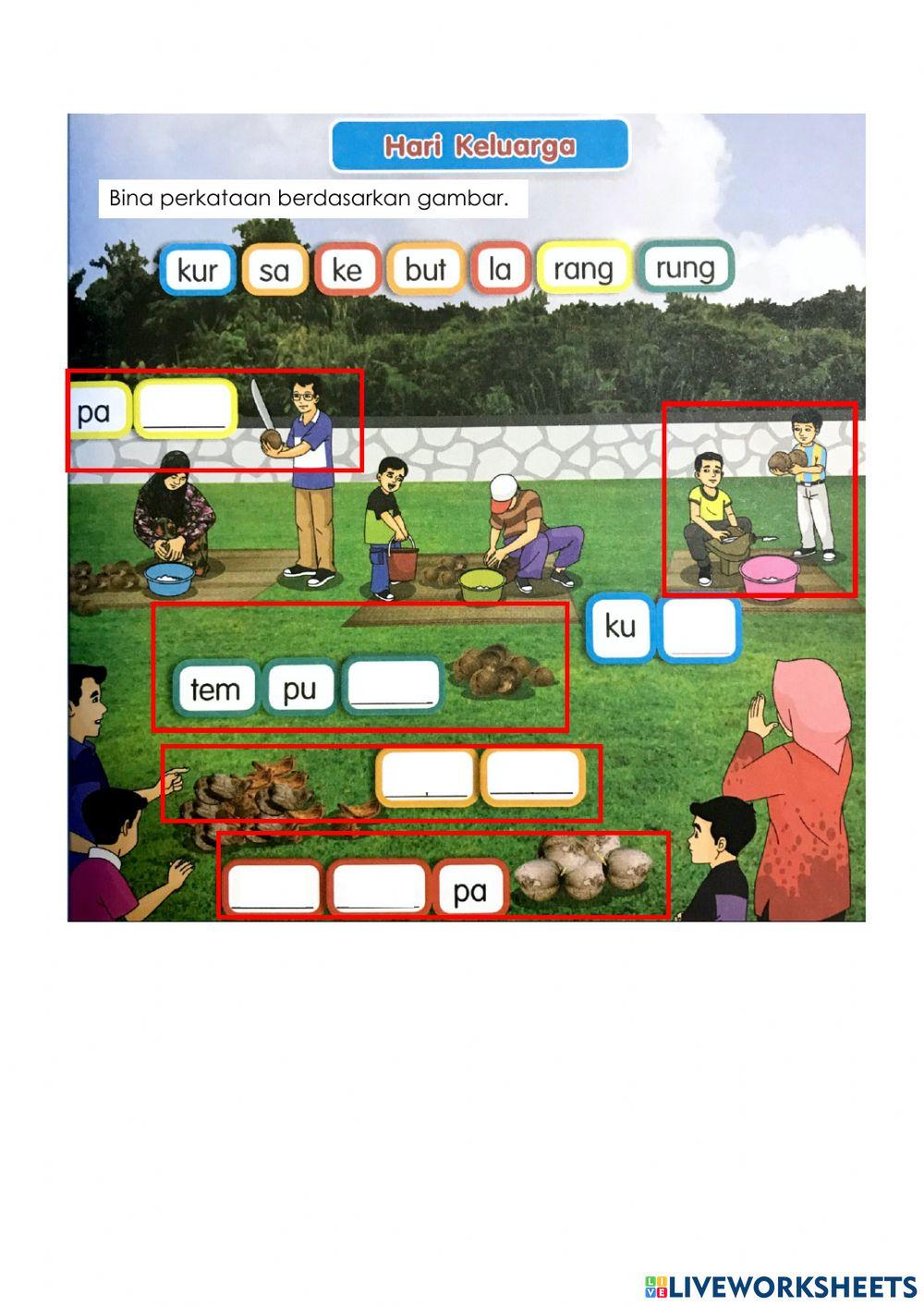 Membaca interactive worksheet for Pendidikan Khas Sekolah Rendah | Live ...
