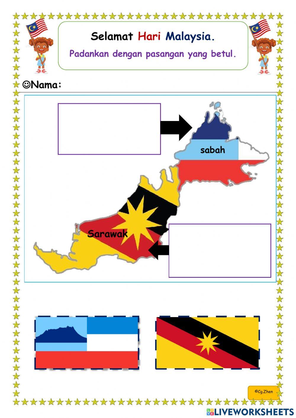 Hari Malaysia exercise | Live Worksheets