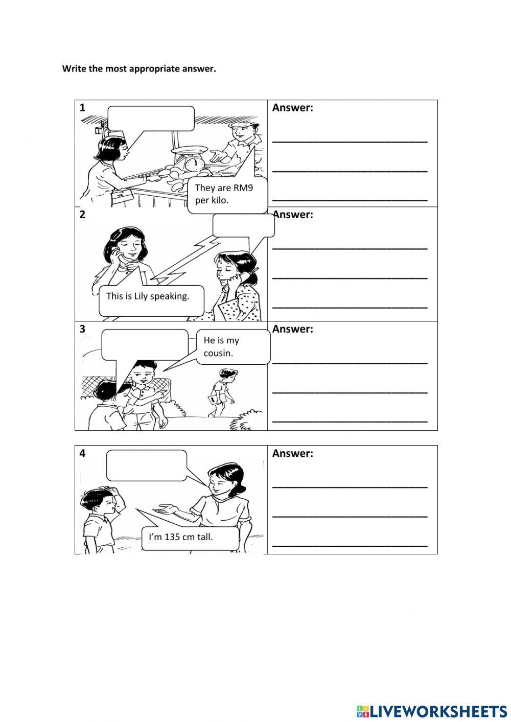 NURASMAH | Social expression 1508966 | LiveWorksheets