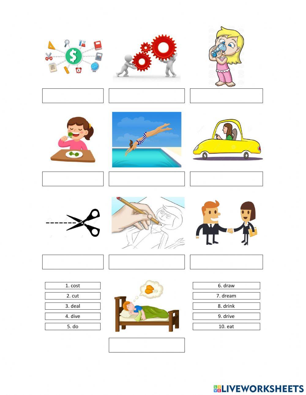 9th grade - w7 Irregular verbs 1100 | TessaDav | Live