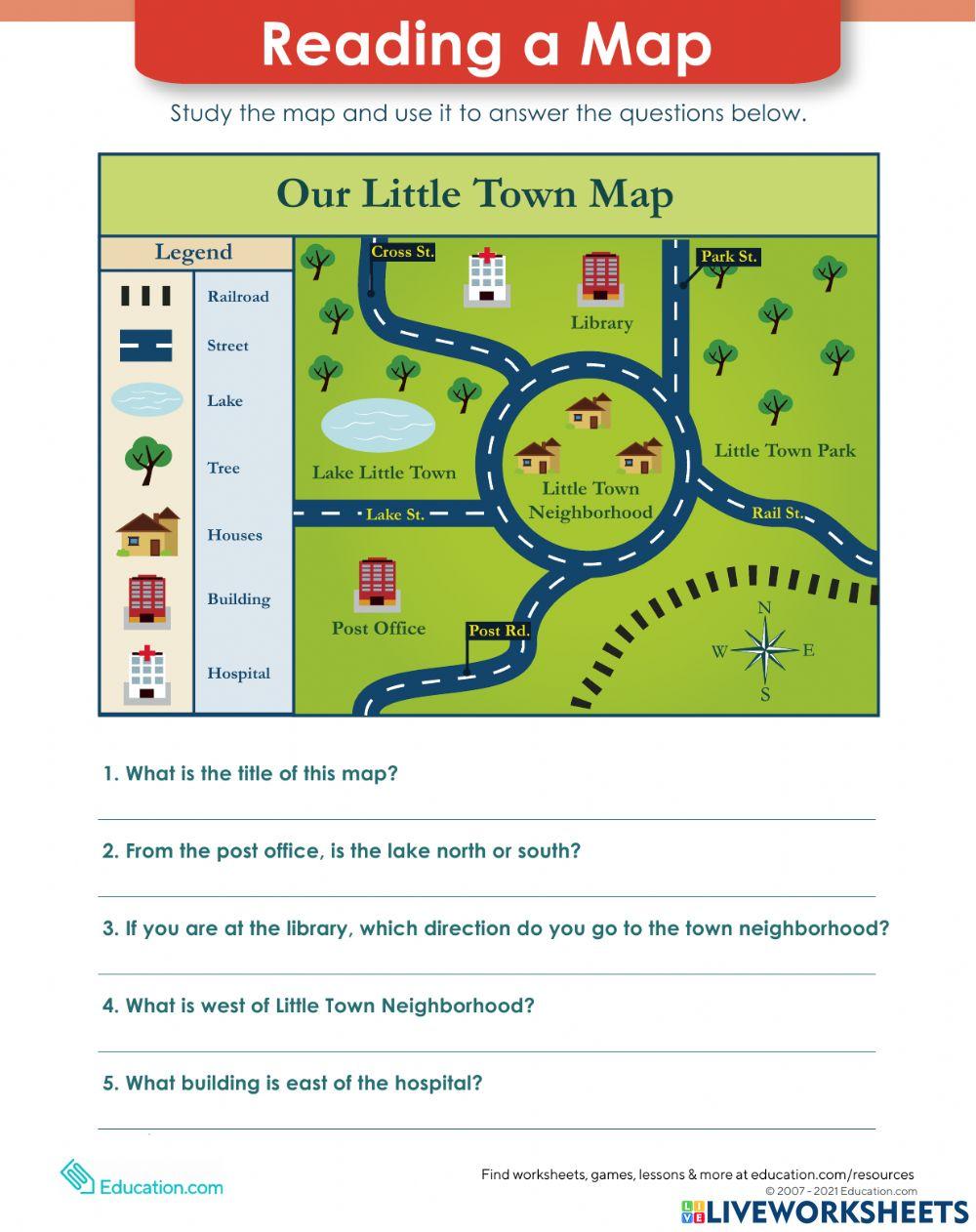 3439132 | Map Work | sherrika Maynard | LiveWorksheets