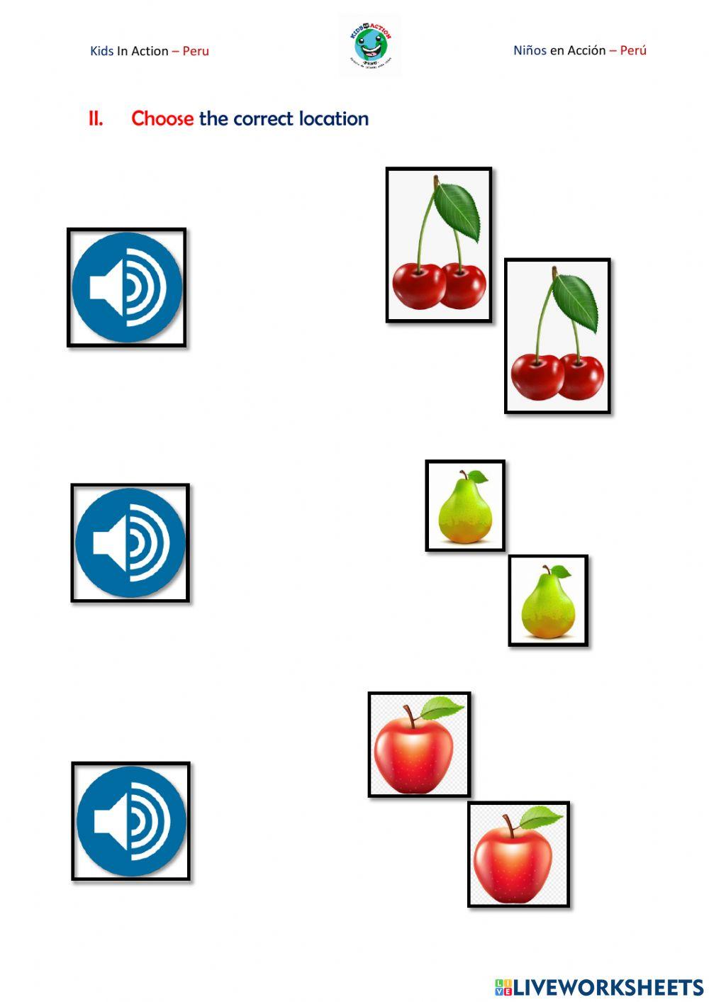 1510400 | High and Low - Fruits | kidsinaction2020