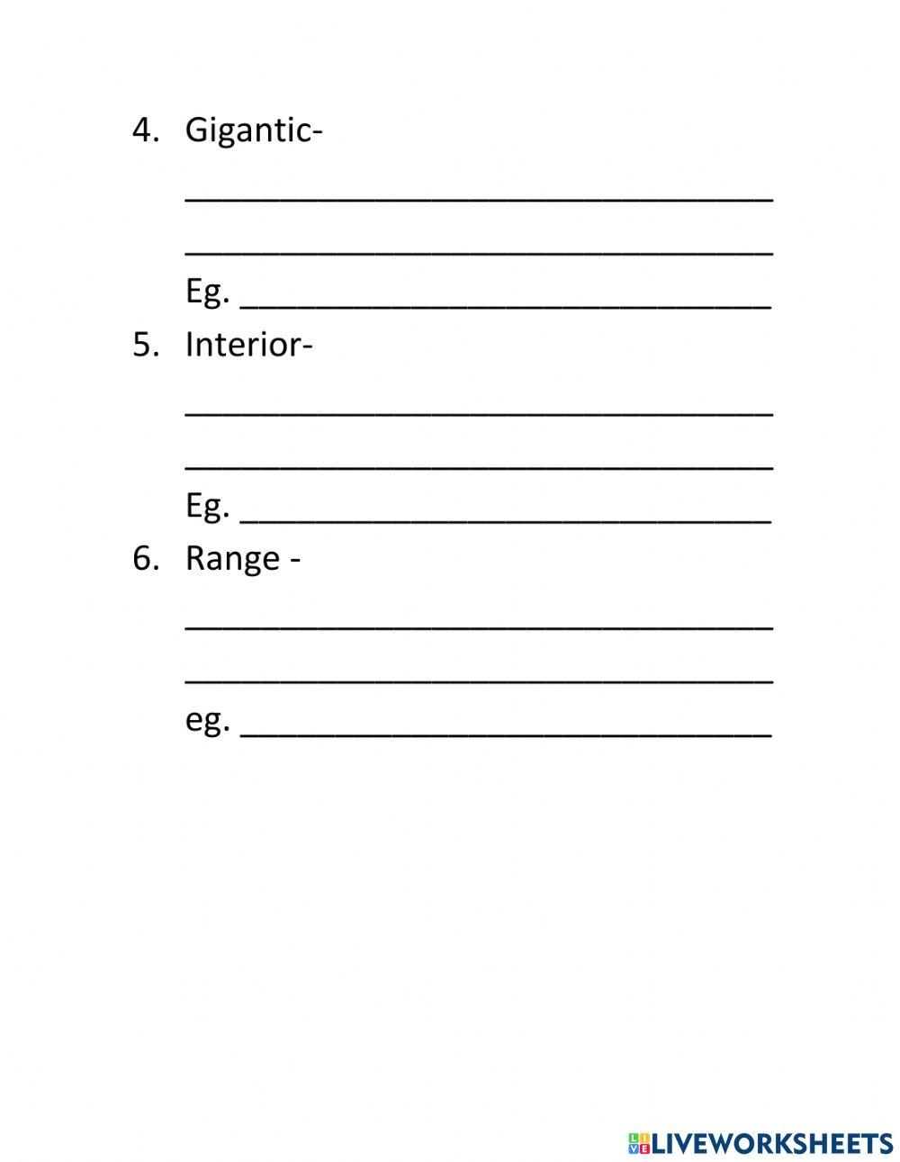 9b activity | Live Worksheets